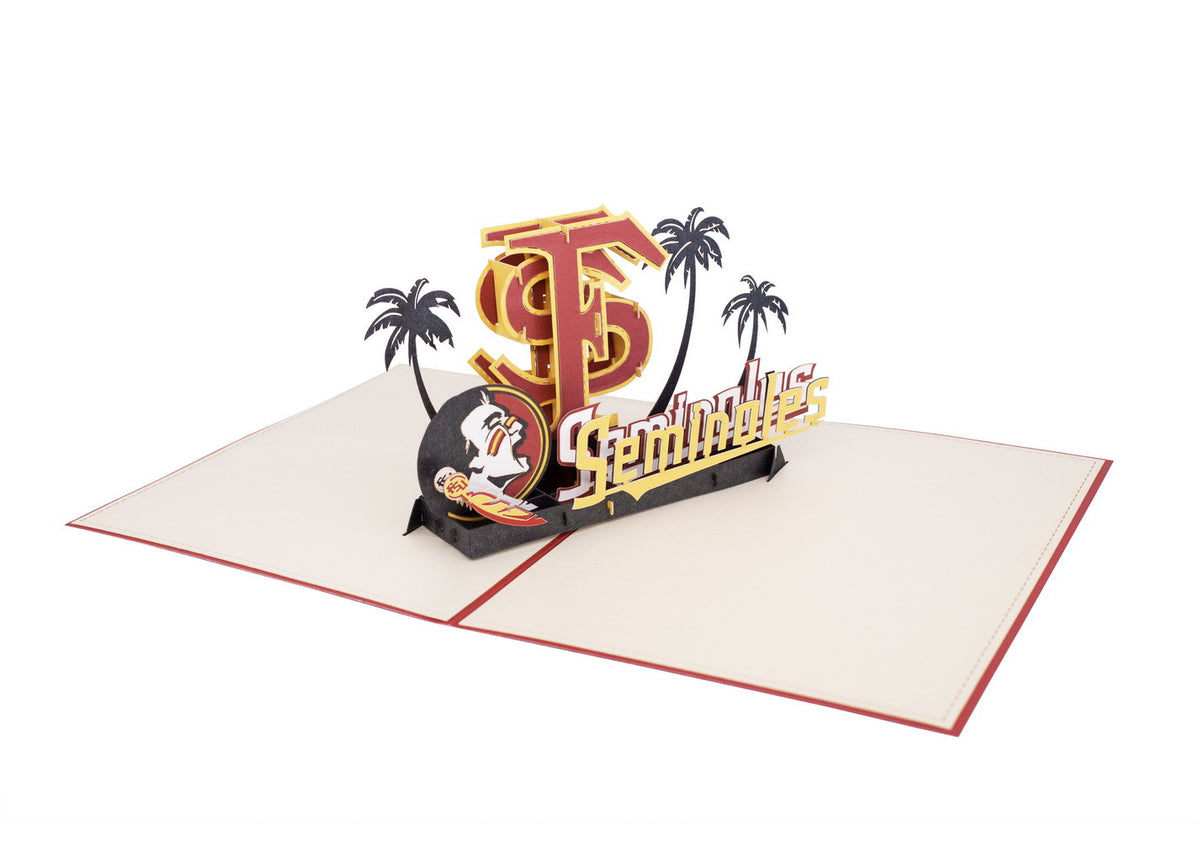 FSU Pop-up Card – AiT Paper Art