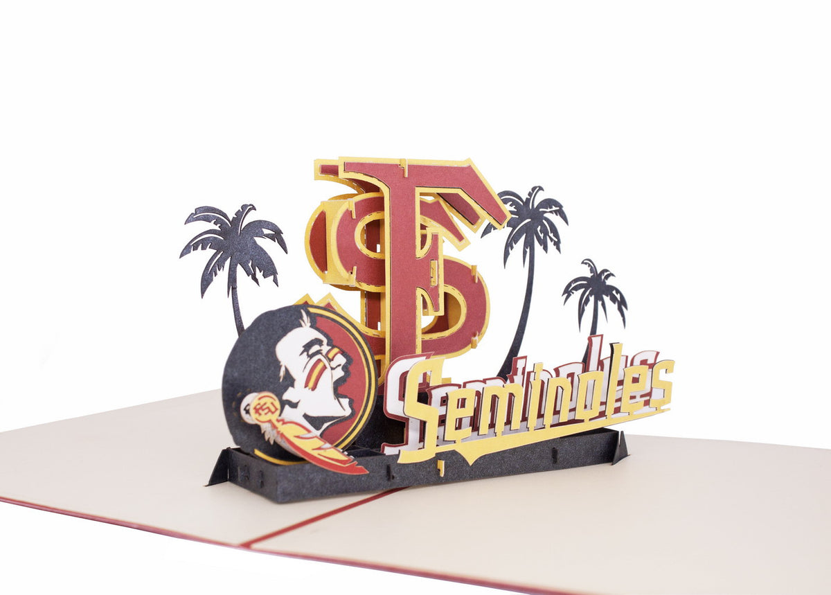 FSU Pop-up Card – AiT Paper Art