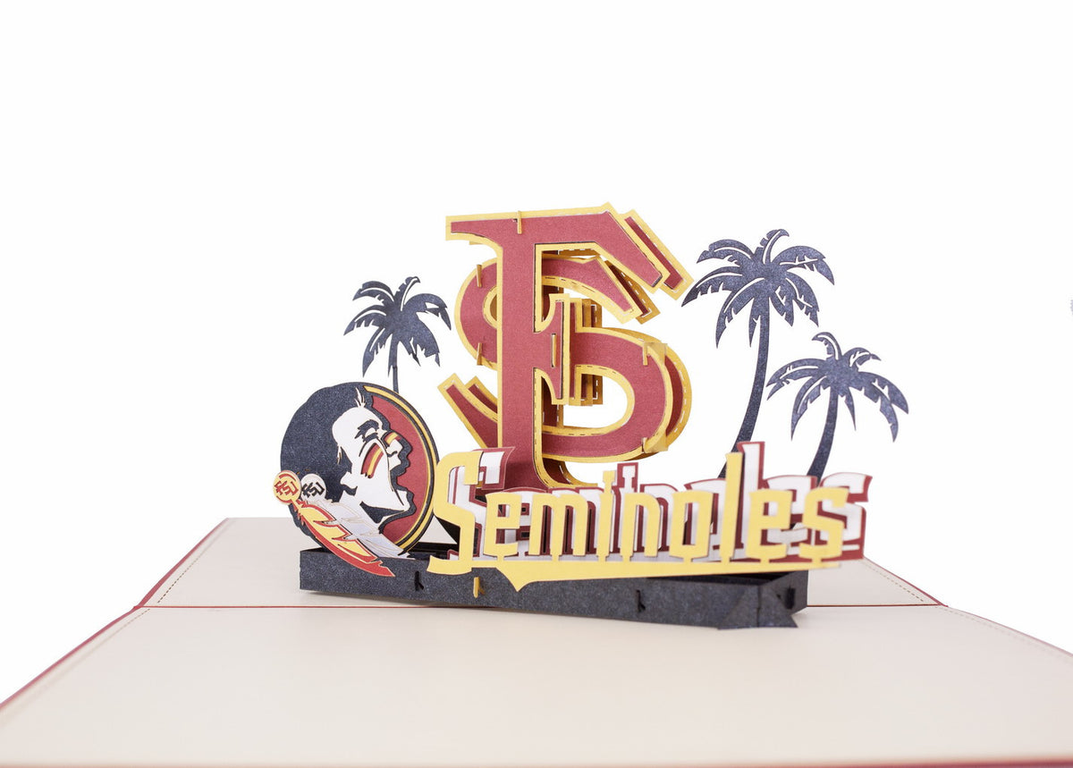 FSU Pop-up Card – AiT Paper Art